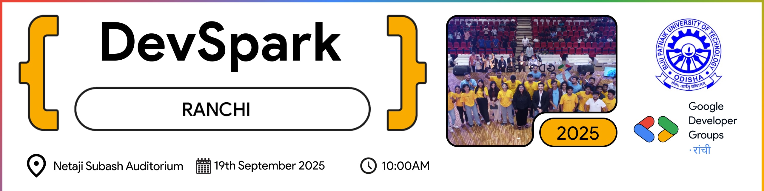 See DevSpark : Pre-Hype DevFest'25 -- BPUT at Google Developer Groups ...